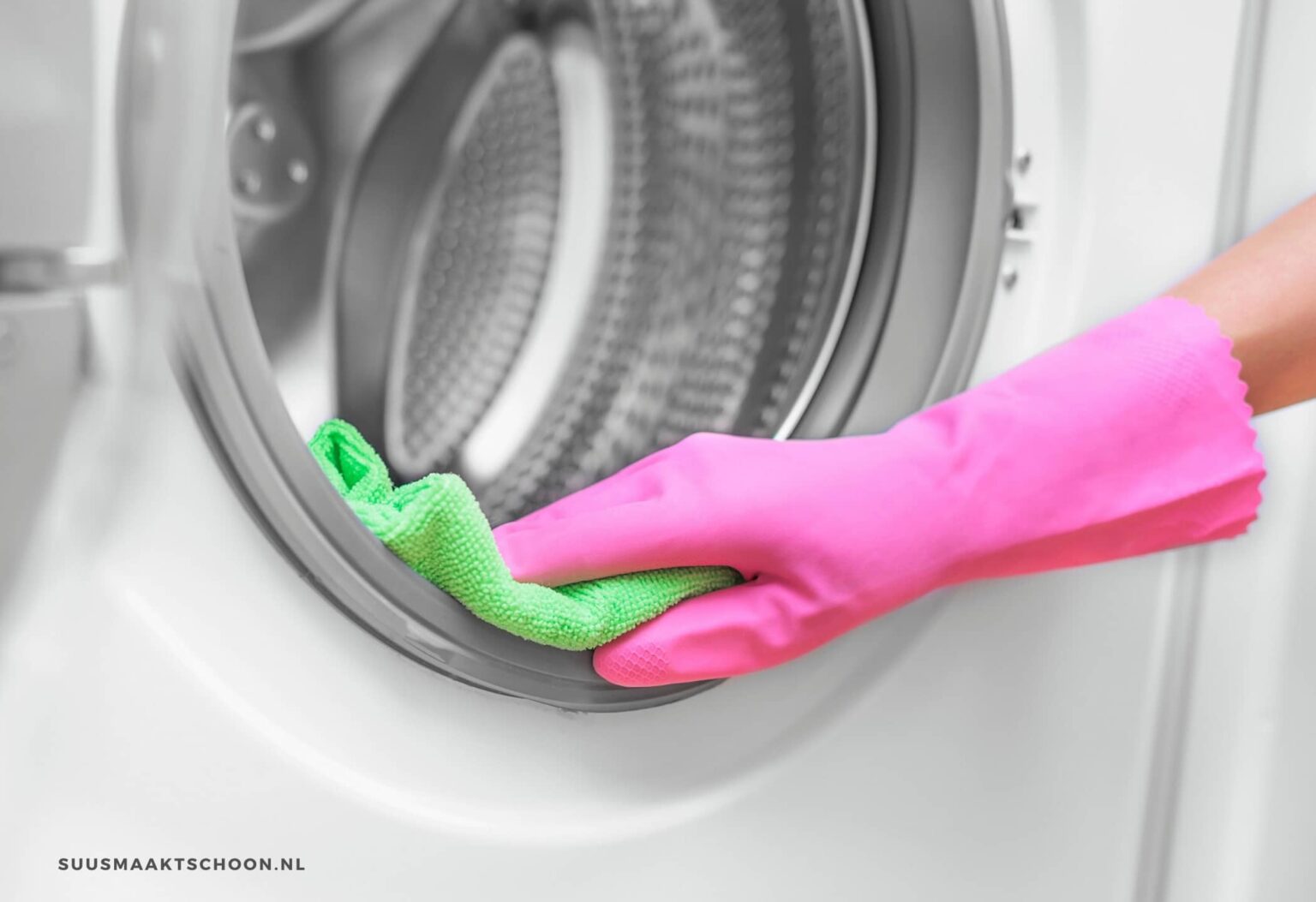 Rubber van de wasmachine schoon? Deze truc werkt altijd